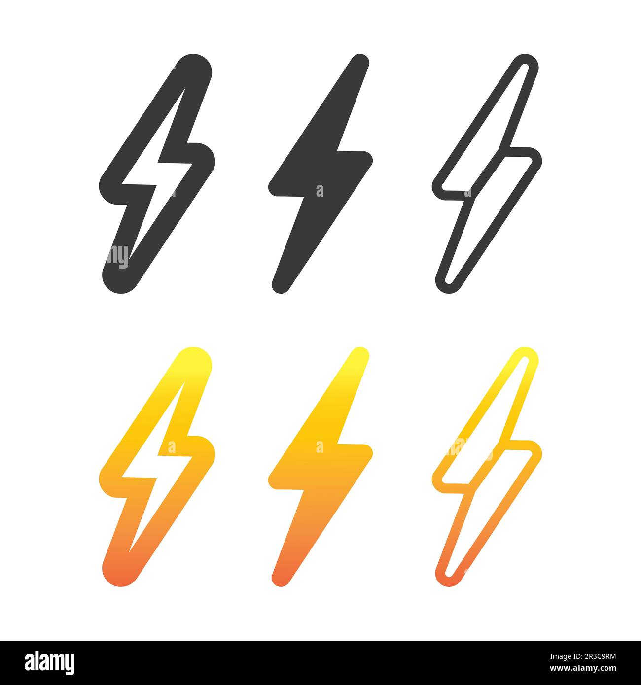 Flash Electric Logo Vector icon illustration design template. Bolt ...