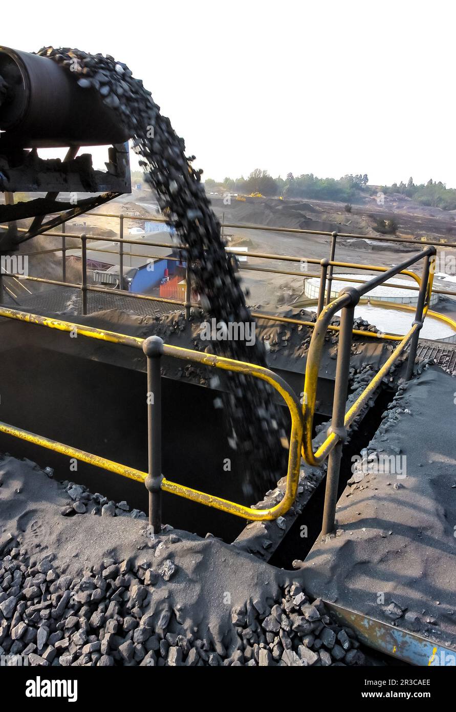 Coal Mining and processing Plant Equipment Stock Photo - Alamy