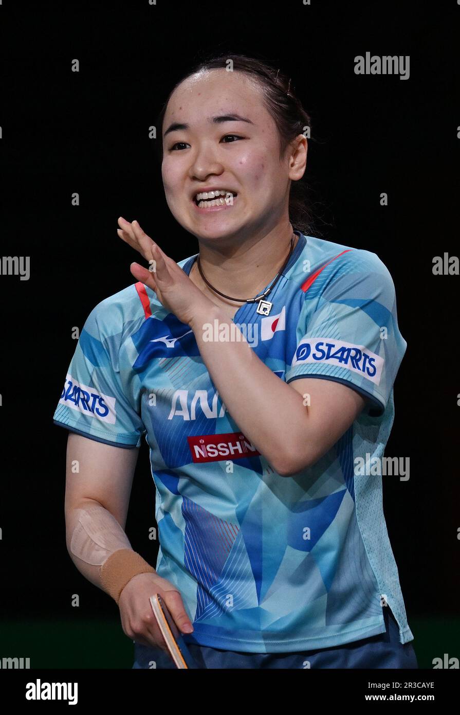 Durban, South Africa. 23rd May, 2023. Ito Mima of Japan reacts during ...