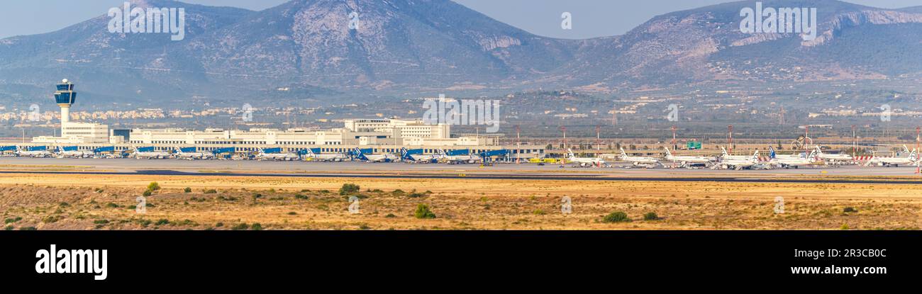 Aegean Airlines Airbus A320 aircraft Athens airport in Greece Stock ...