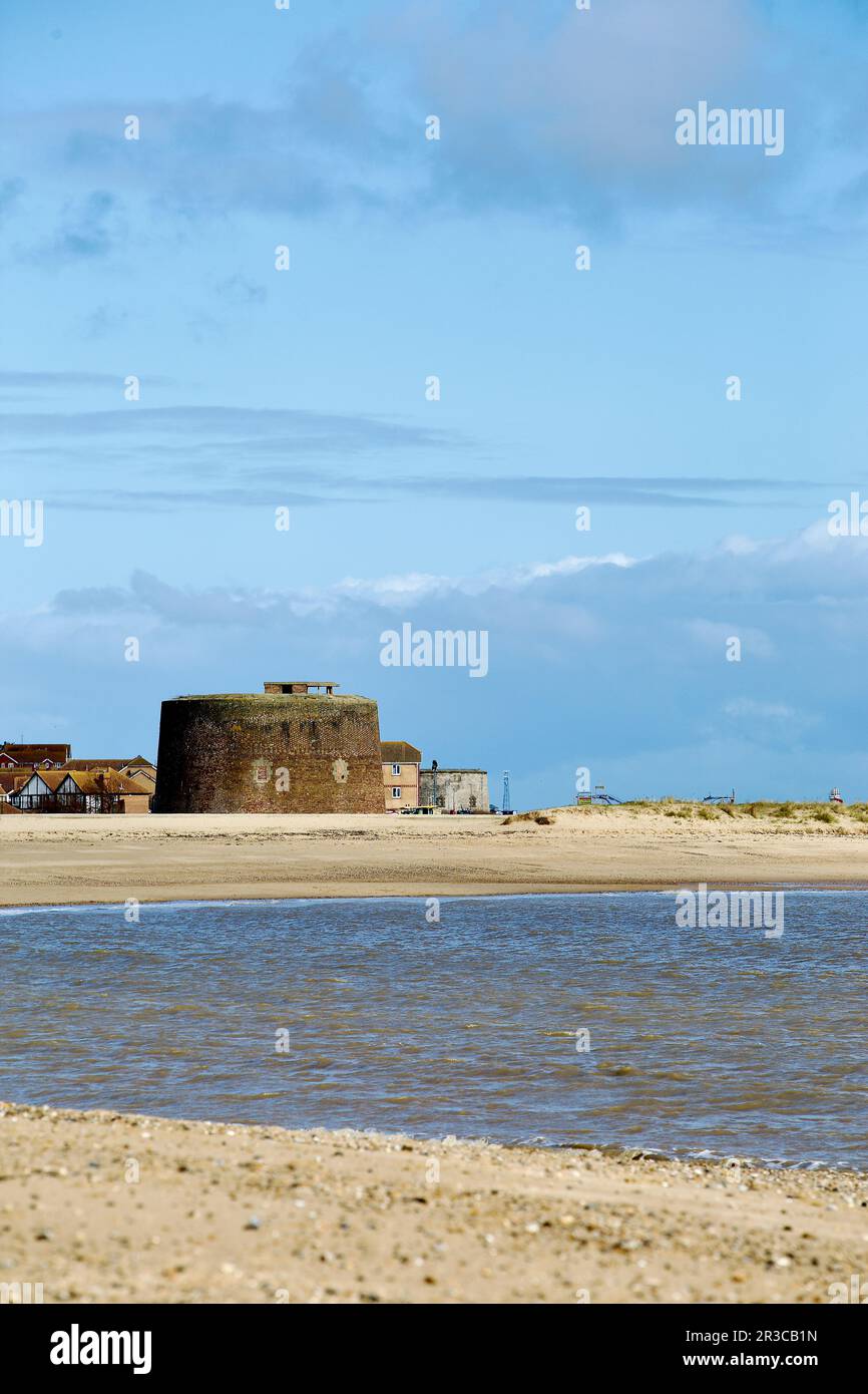 One of the Martello Towers erected during the Napoleonic Wars as a ...