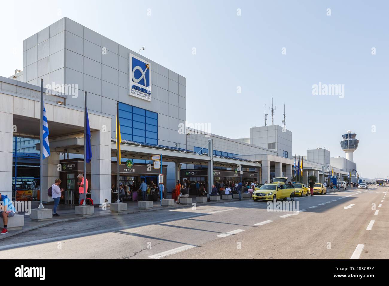 Athens ATH Airport Terminal in Greece Stock Photo - Alamy