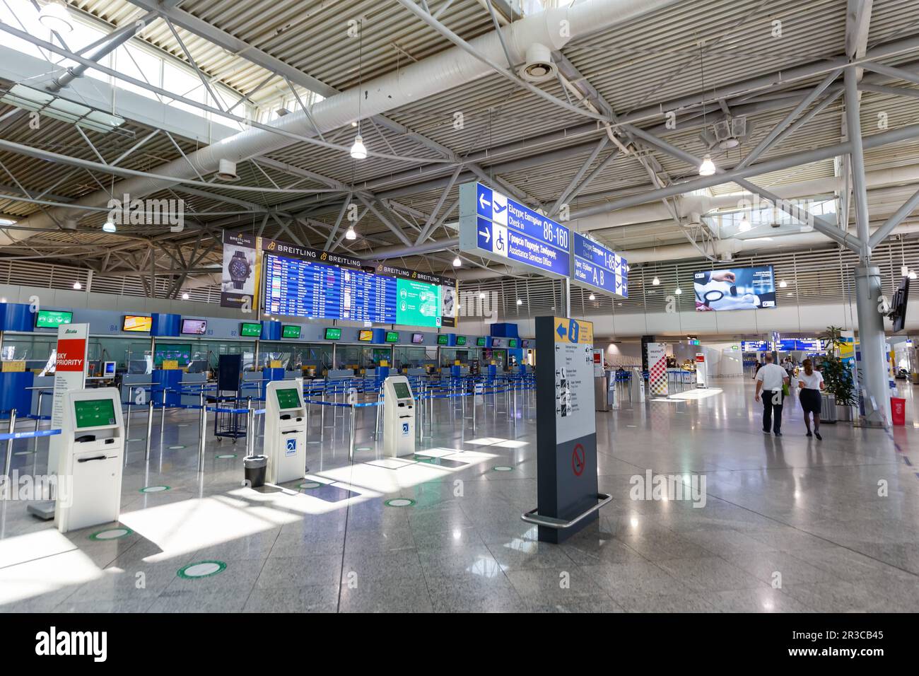 Athens ATH Airport Terminal in Greece Stock Photo - Alamy