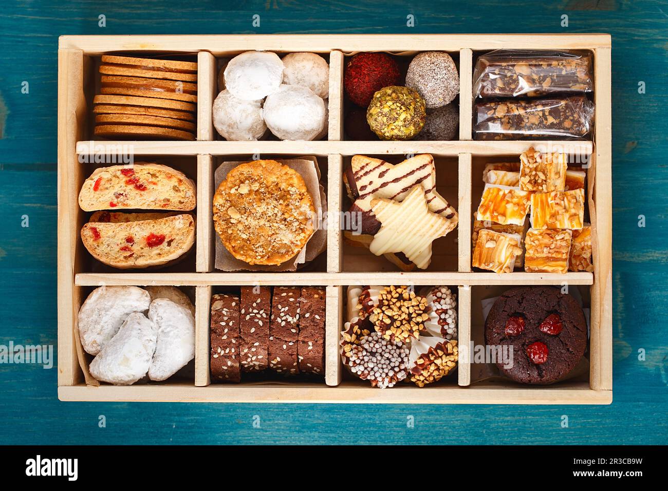 Christmas Shortbread Biscuits Cookies Assortment. Holiday Cookie Box ...