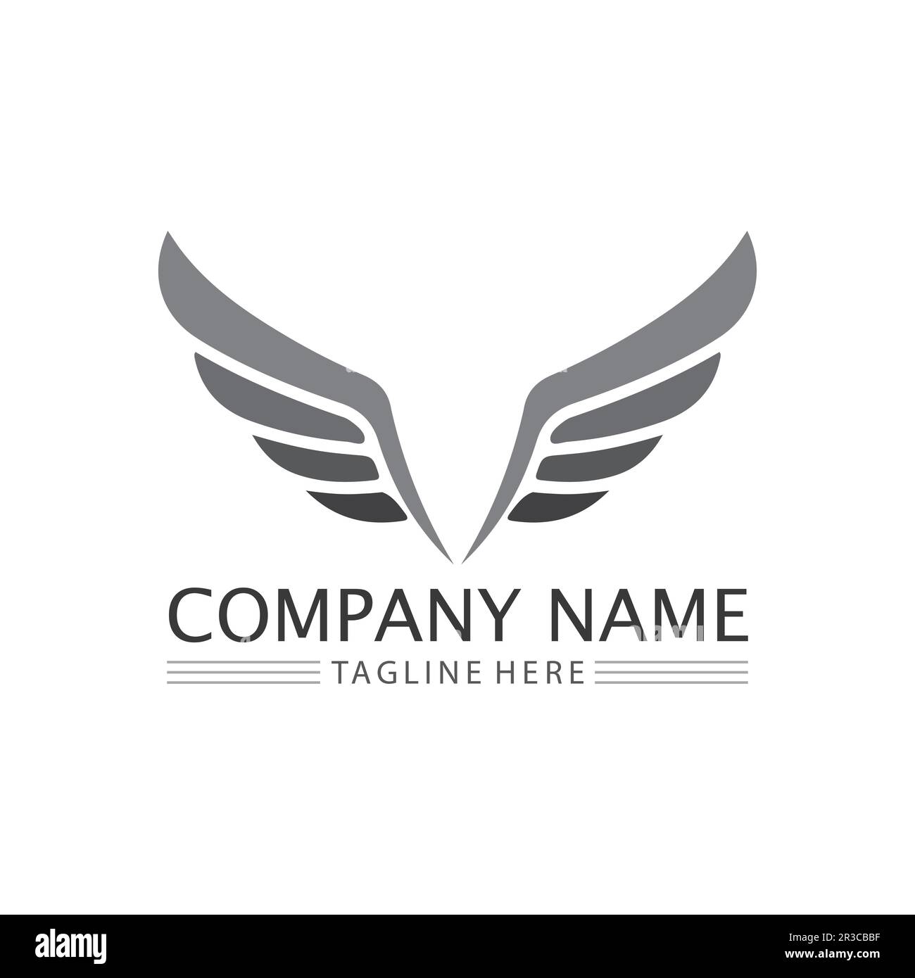 Wings logo vector icon symbol illustration design template Stock Vector ...