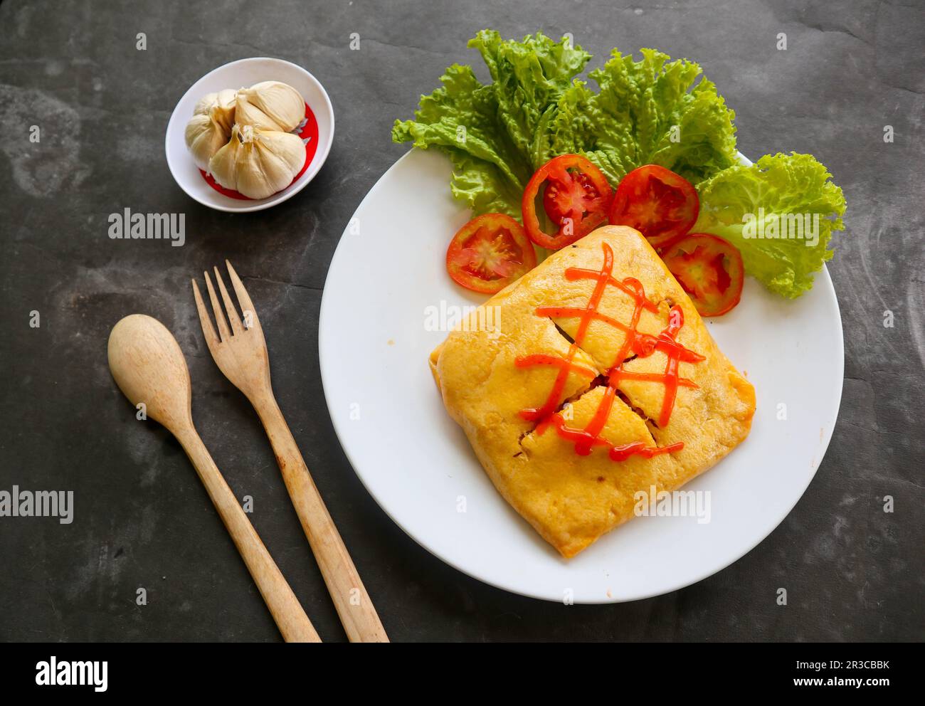 nasi goreng pattaya or Pattaya Fried Rice (Stuffed Omelette Fried Rice ...
