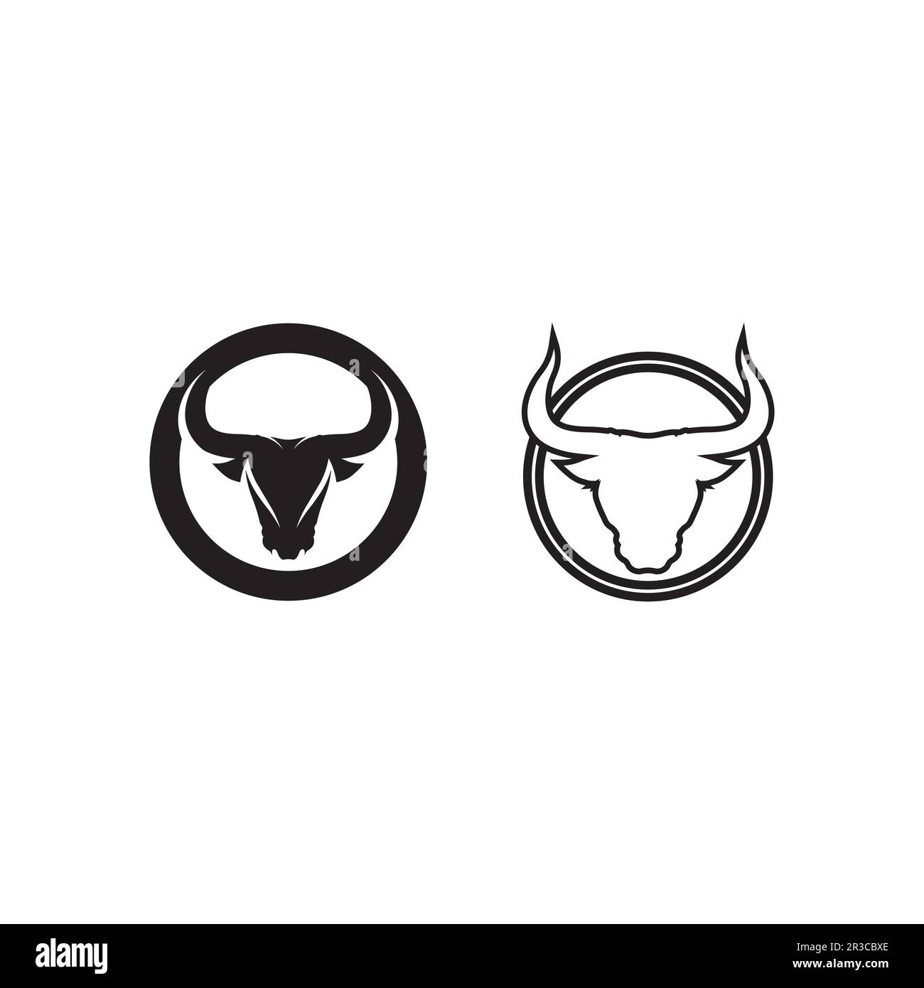 Red bull icon logo Black and White Stock Photos & Images - Alamy