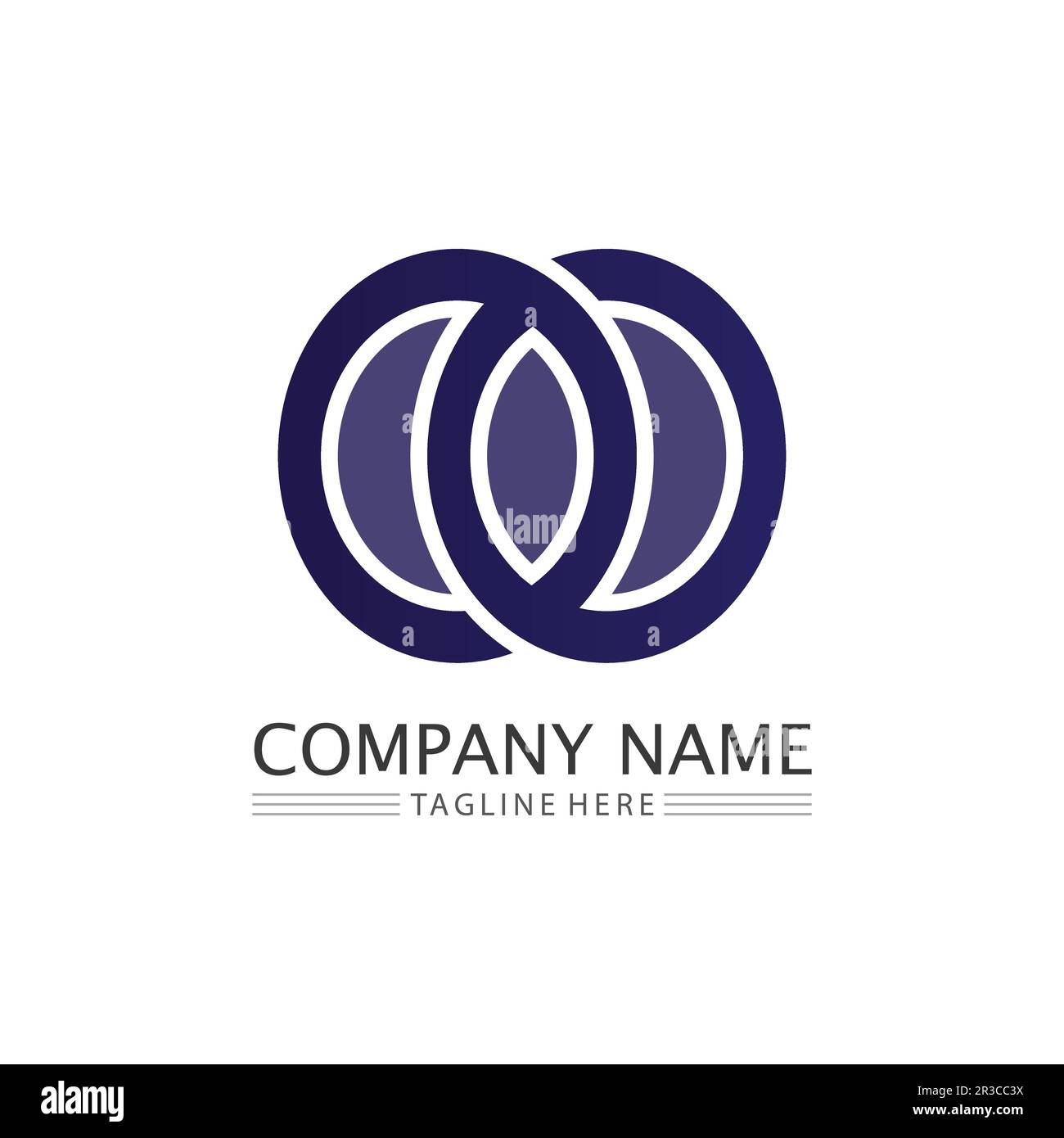 O ring logo business and circle logo design vector Stock Vector Image ...