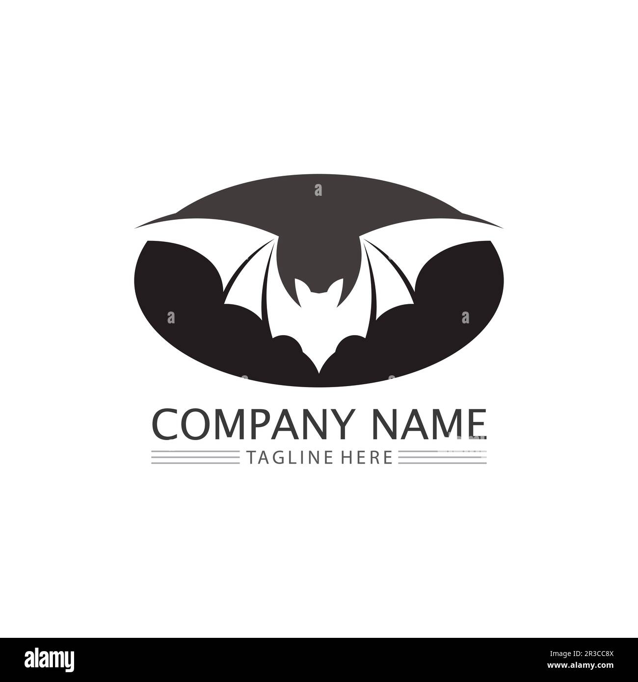 bat wing vector icon logo template illustration design Stock Vector ...