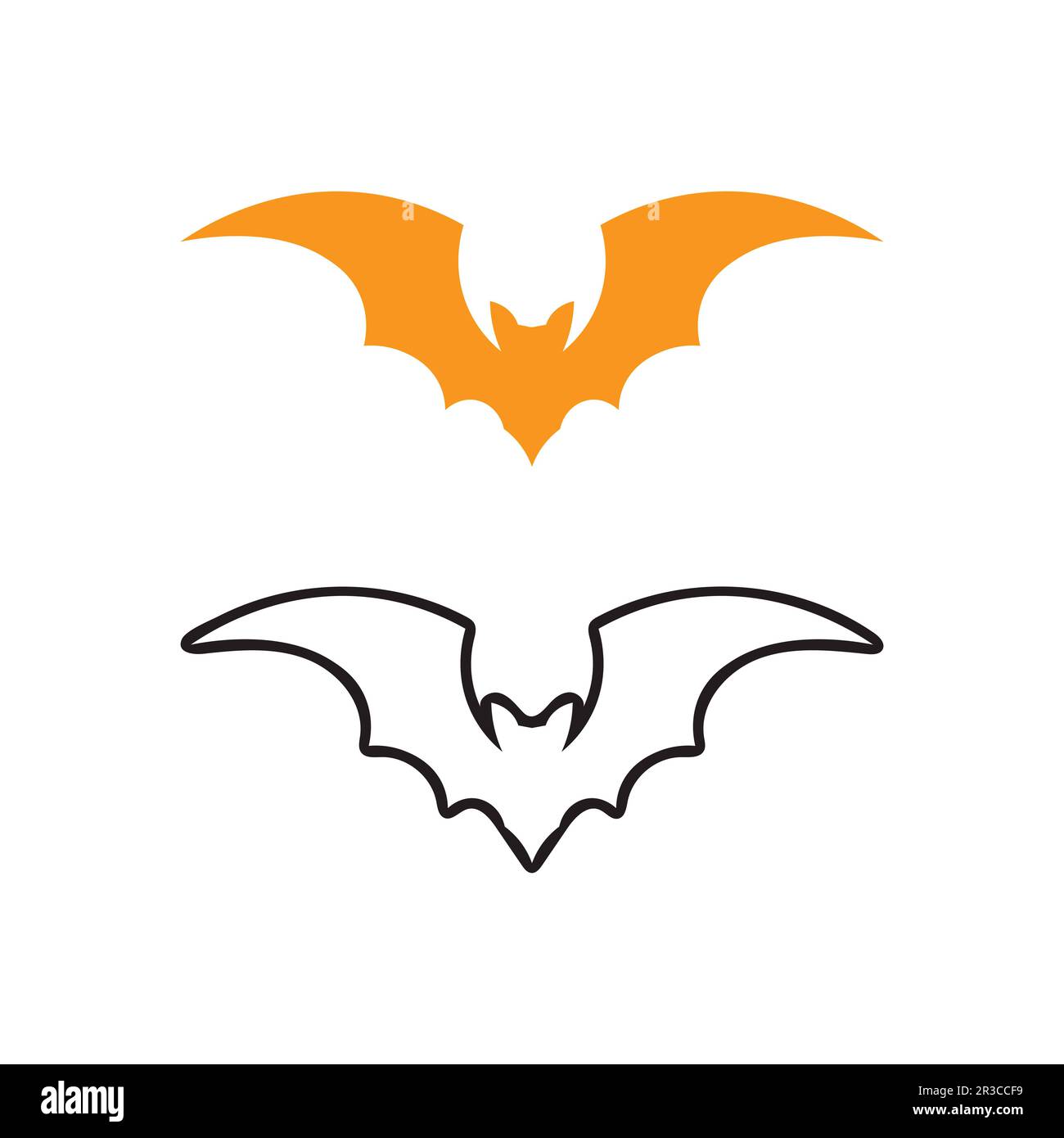 bat wing vector icon logo template illustration design Stock Vector ...