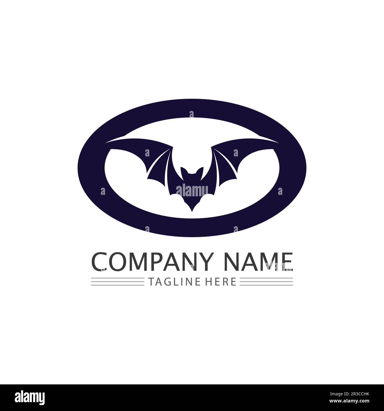 bat wing vector icon logo template illustration design Stock Vector ...