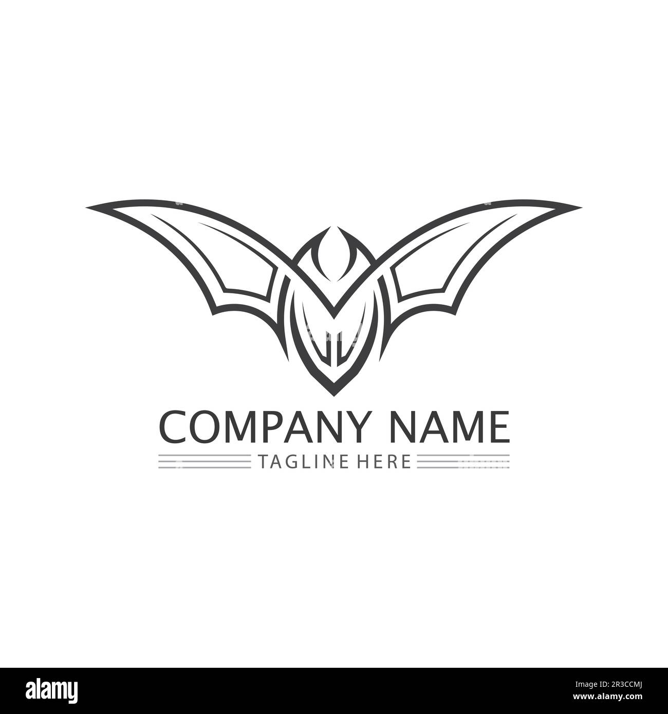 bat vector icon logo template illustration design Stock Vector Image ...