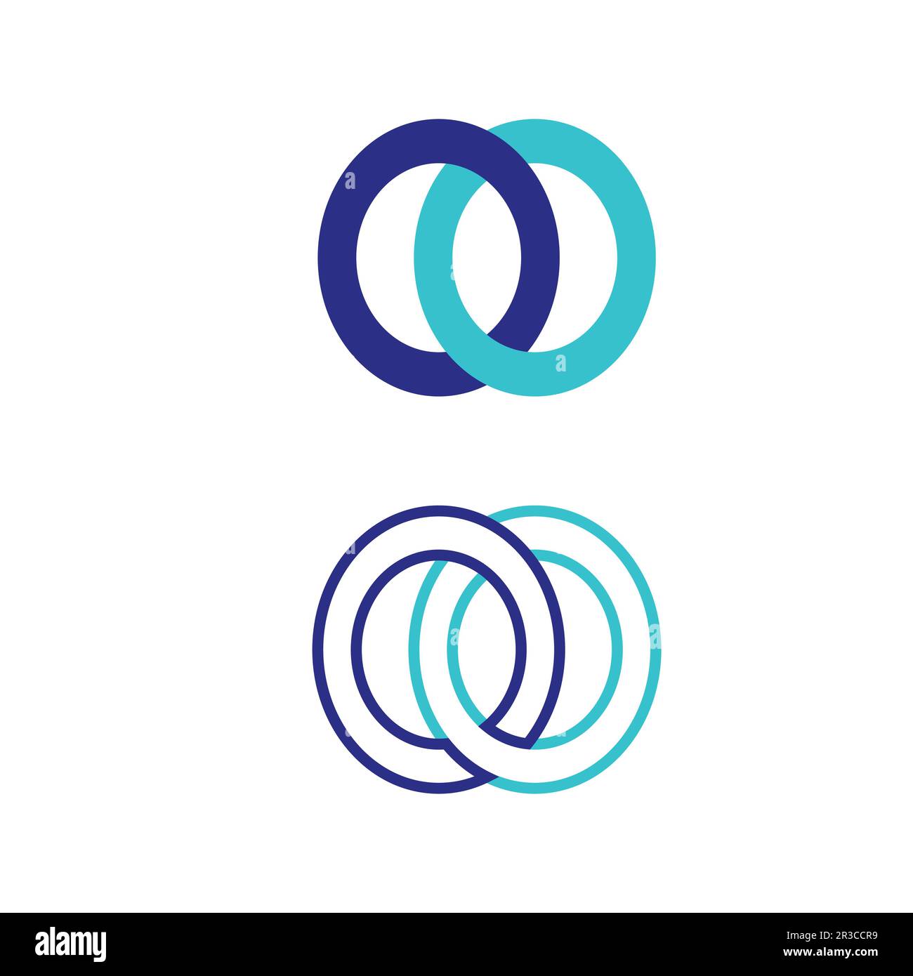 O ring logo business and circle logo design vector Stock Vector Image ...