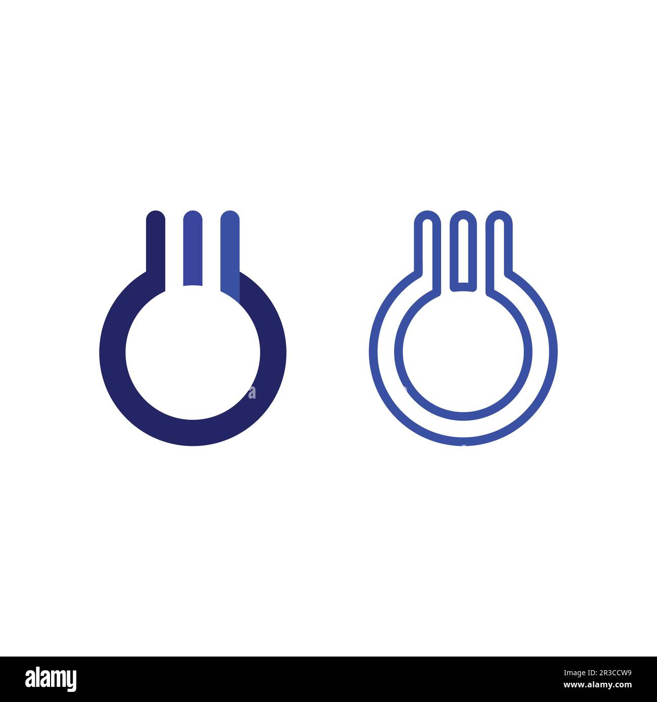 O ring logo business and circle logo design vector Stock Vector Image ...