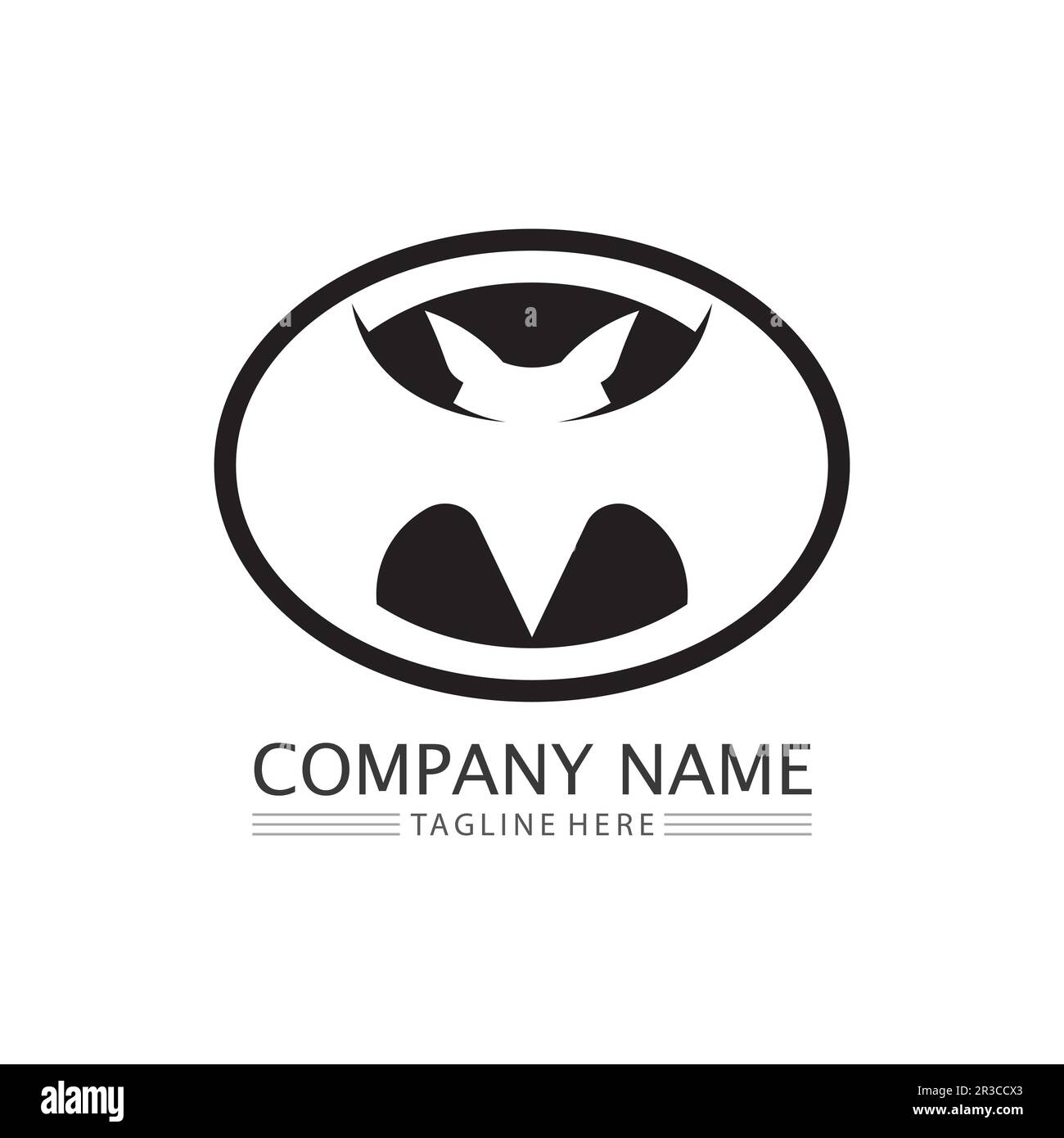 bat wing vector icon logo template illustration design Stock Vector ...