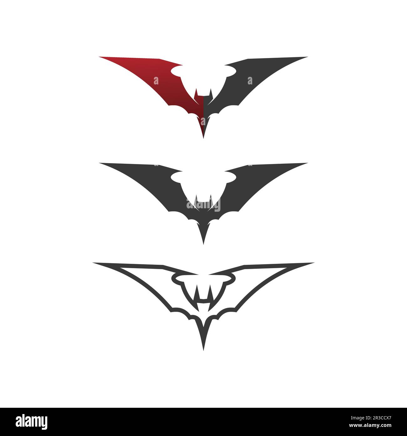 bat wing vector icon logo template illustration design Stock Vector ...