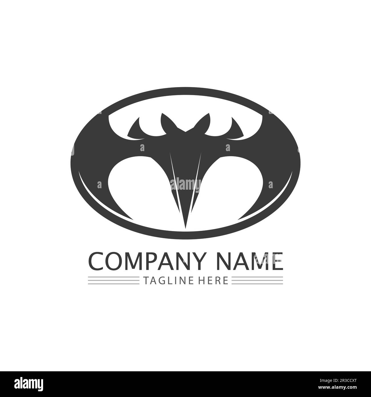 bat wing vector icon logo template illustration design Stock Vector ...