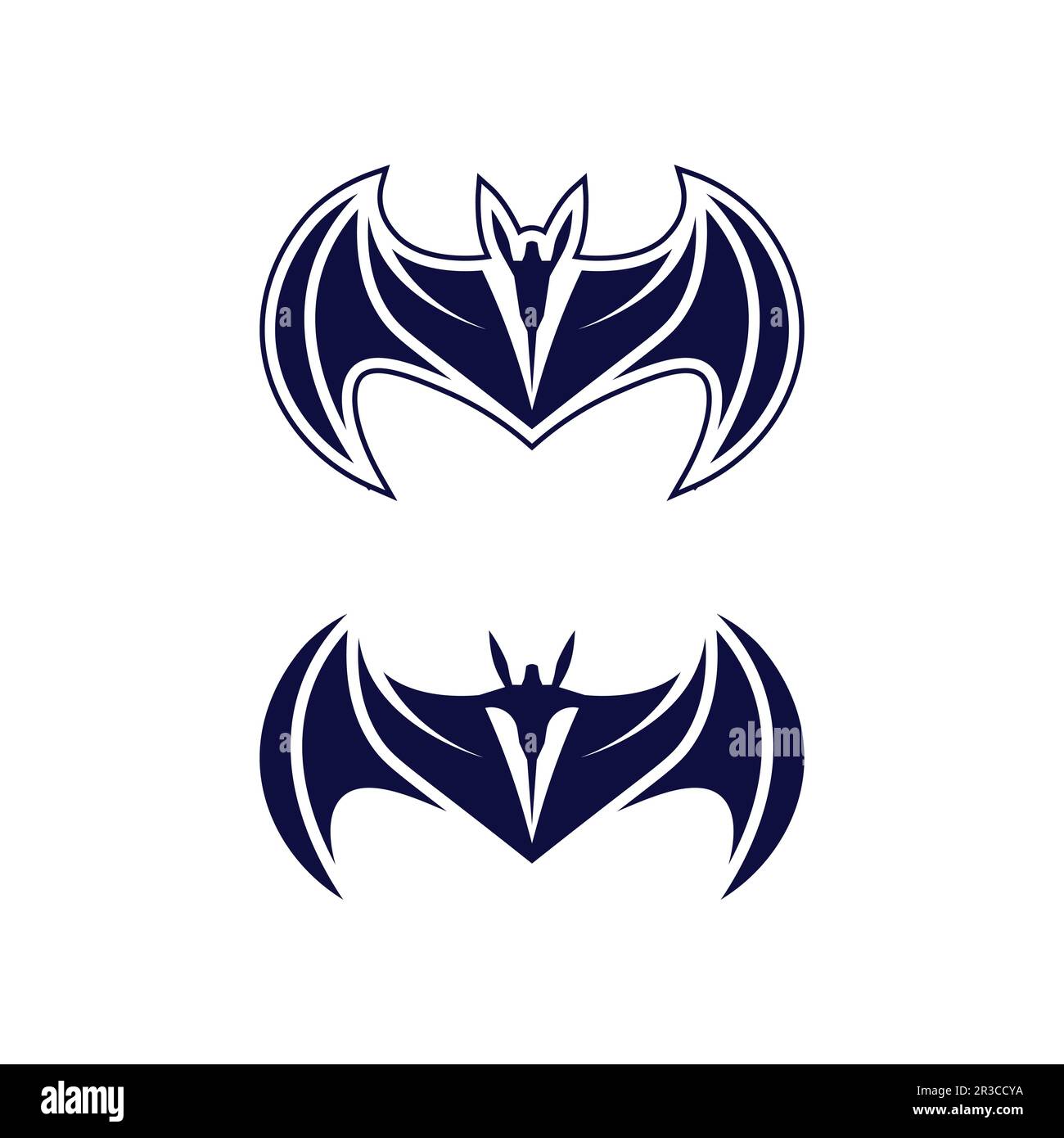 bat wing vector icon logo template illustration design Stock Vector ...