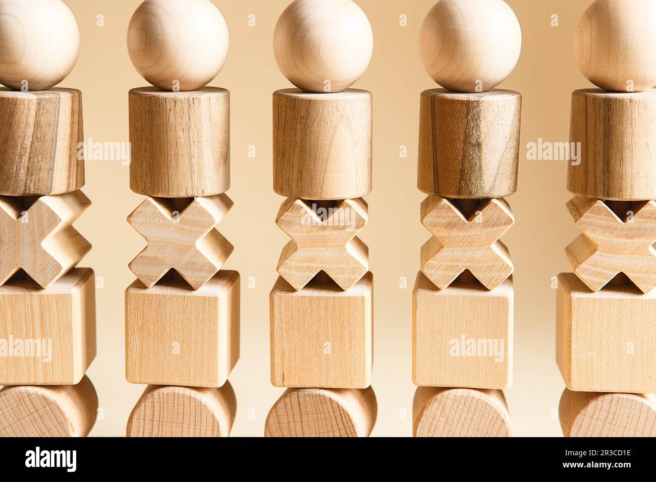 Children's wooden toys. Sequencing Blocks learning resource for ...