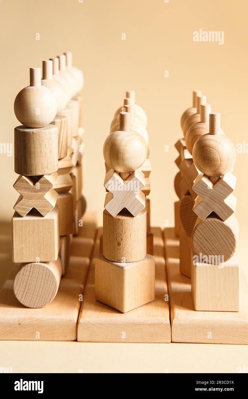 Children's wooden toys. Sequencing Blocks learning resource for ...