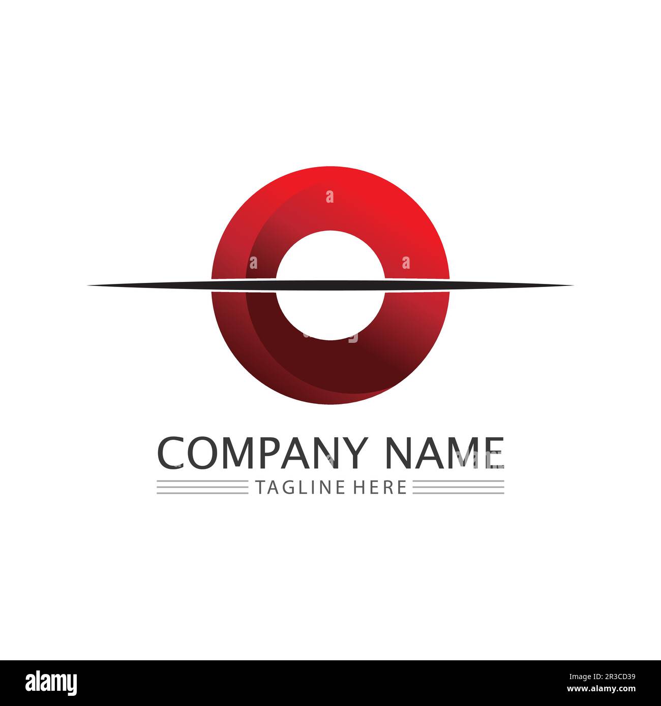 O ring logo business and circle logo design vector Stock Vector Image & Art - Alamy