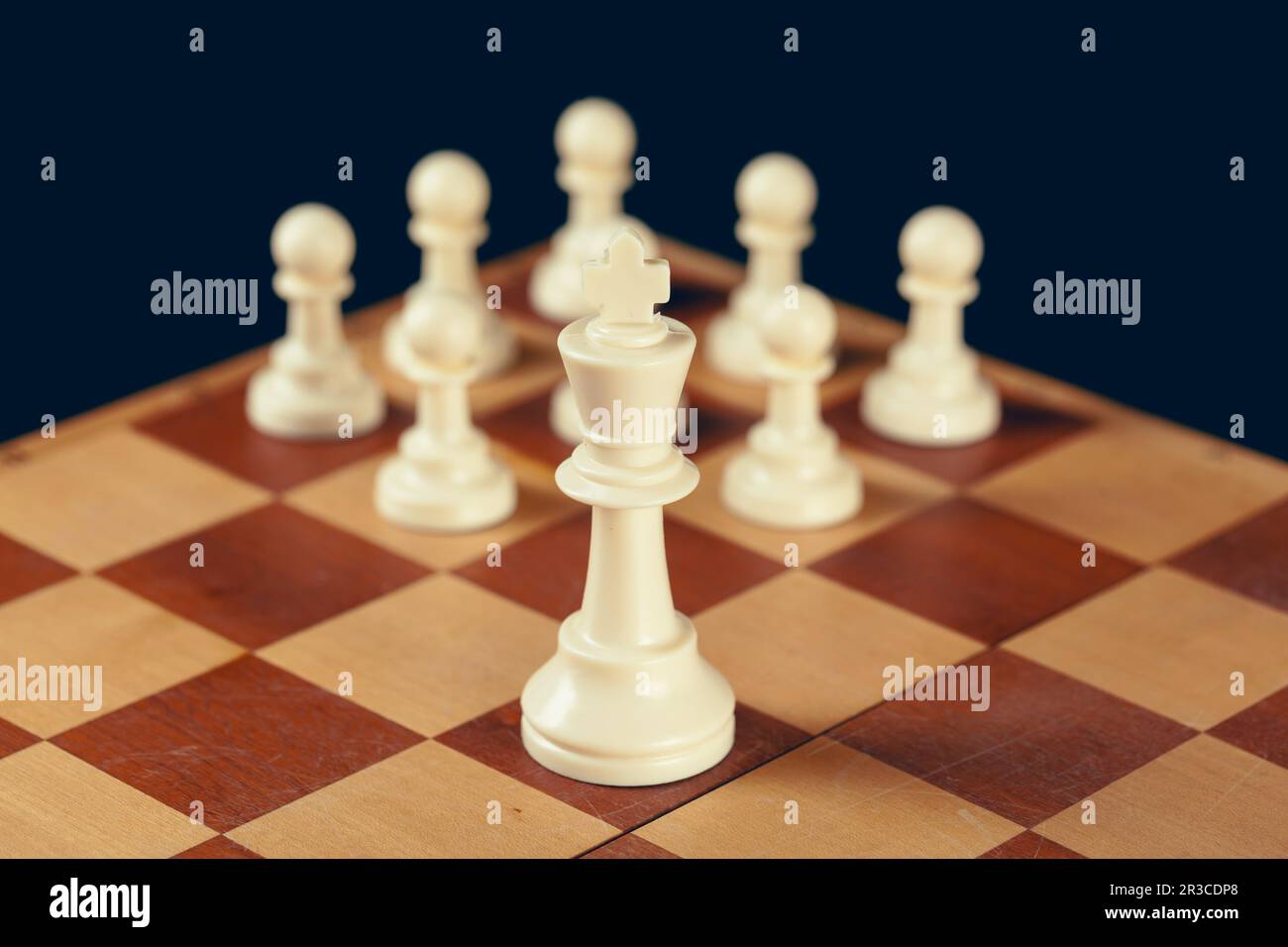 Chess business concept, leader and success Stock Photo - Alamy