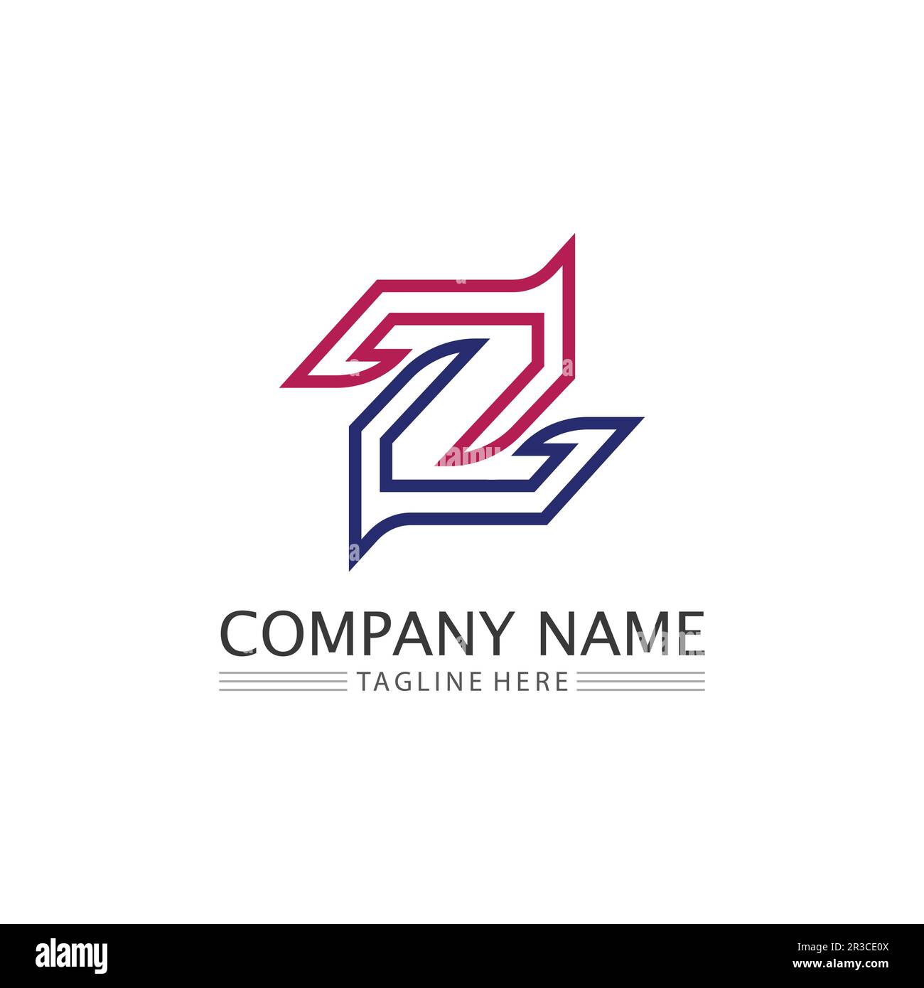Z letter and font Z logo design vector identity illustration Stock ...