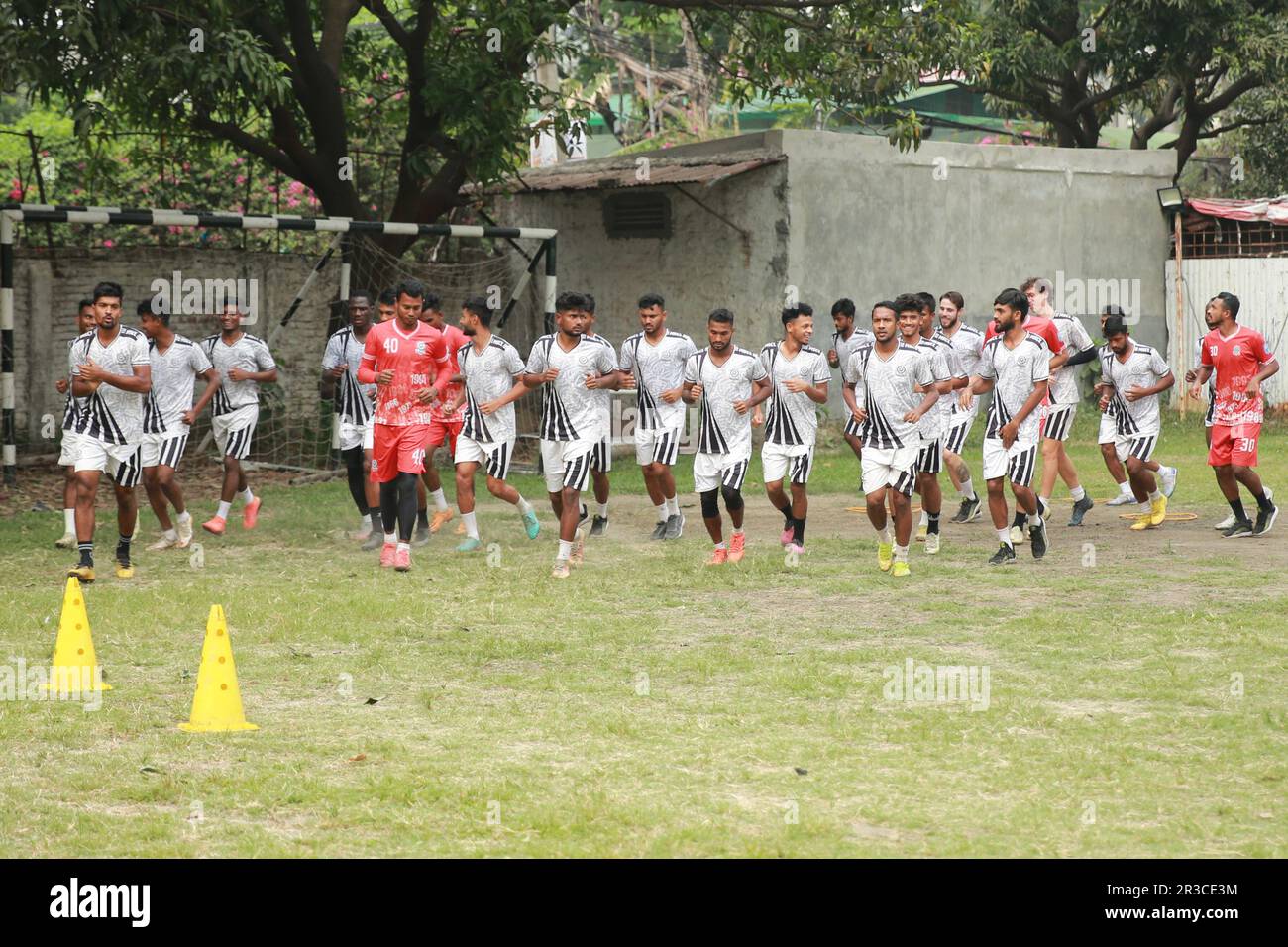 Mohammedan Sporting Club players attends practice session at Club ...