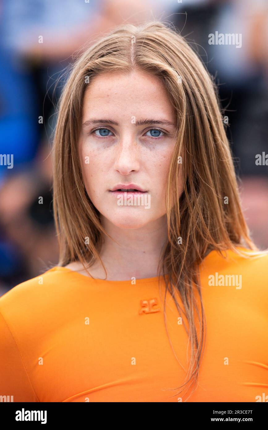Chine Thybaud attending the Adami Photocall as part of the 76th Cannes ...