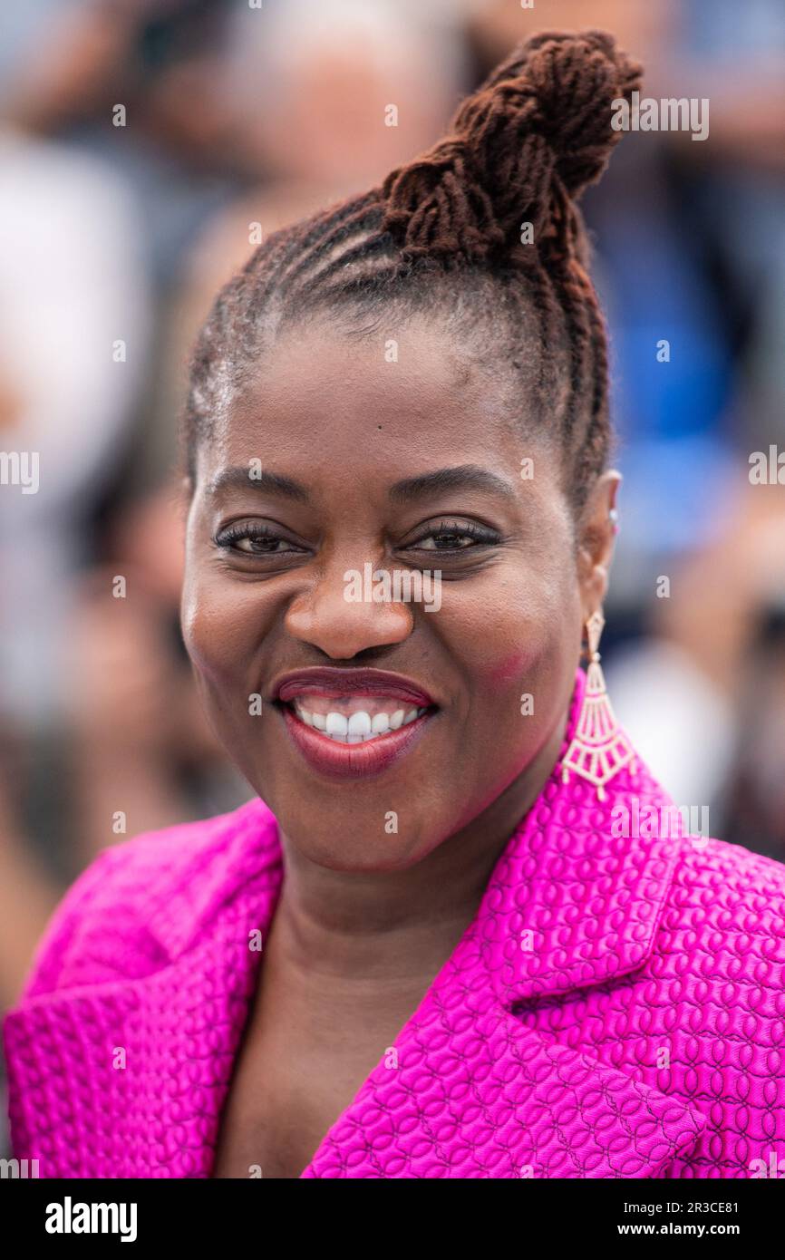 Claudia Tagbo attending the Adami Photocall as part of the 76th Cannes ...