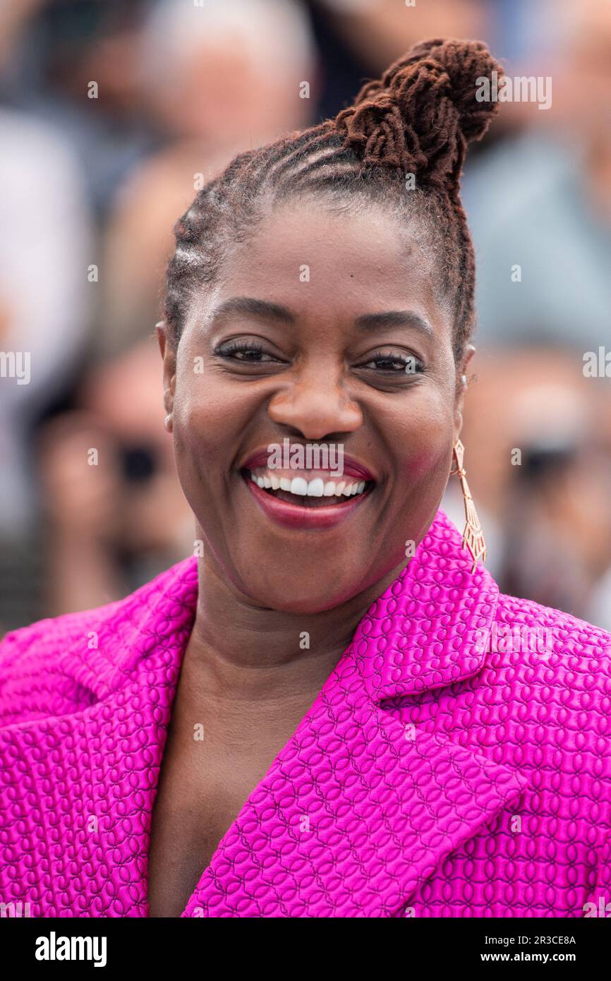 Claudia Tagbo attending the Adami Photocall as part of the 76th Cannes ...