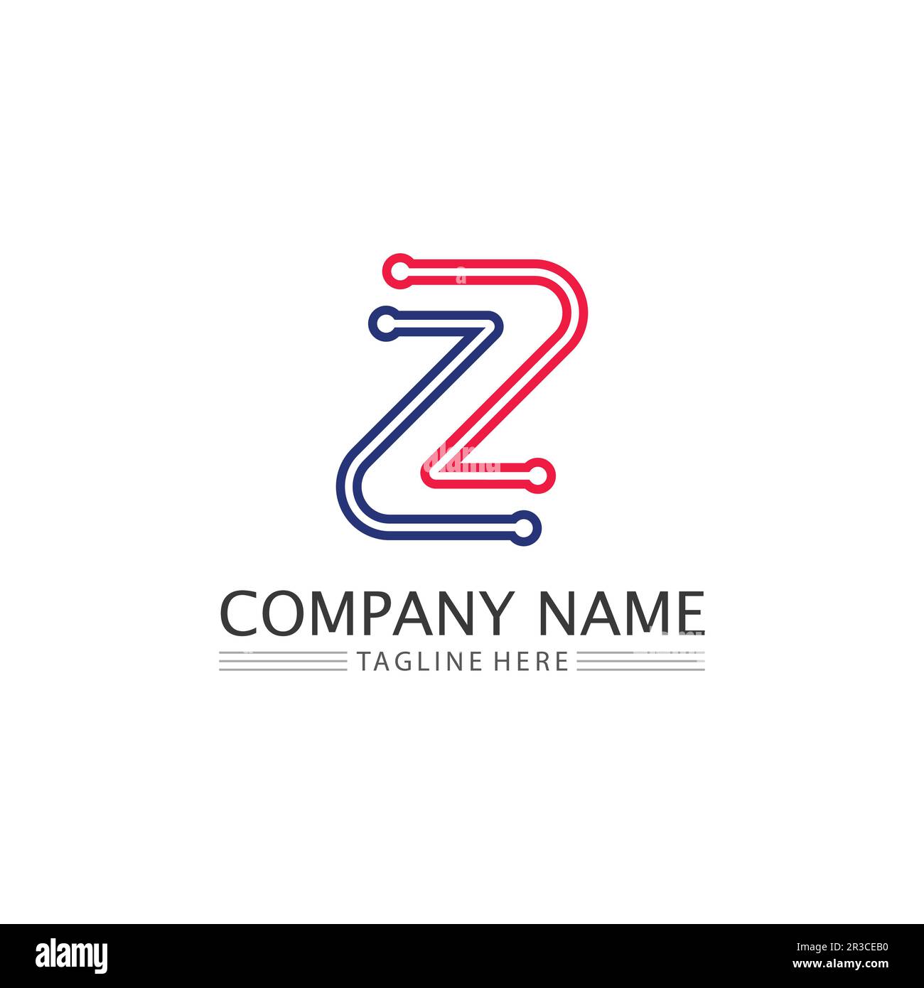 Z letter and Z logo design vector identity illustration Stock Vector Image & Art - Alamy