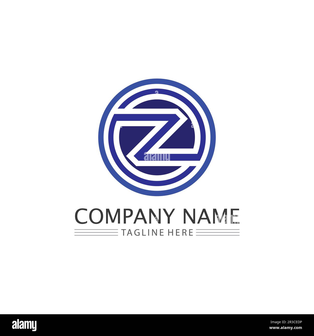 Z letter and Z logo design vector identity illustration Stock Vector ...