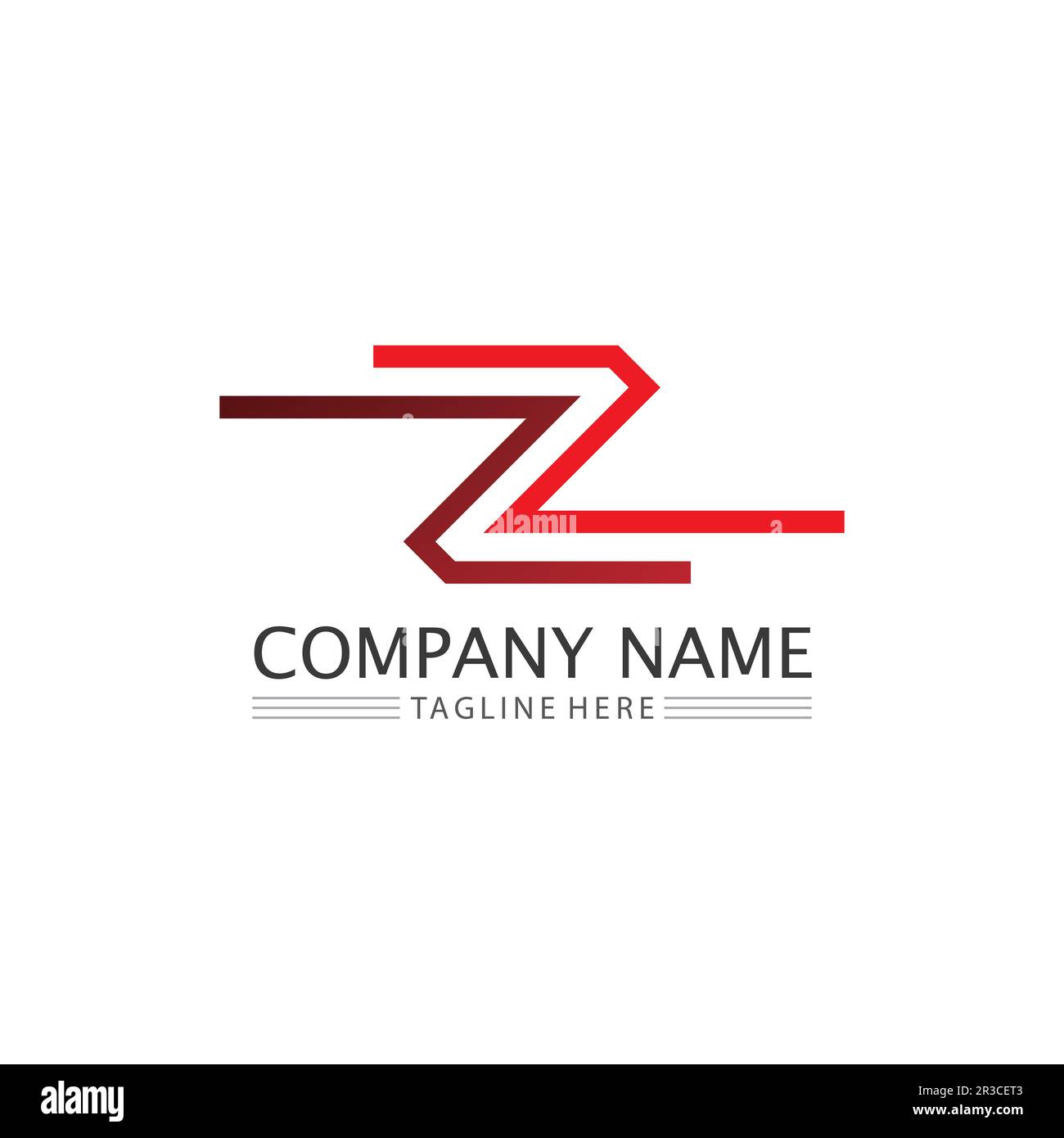 Z letter and Z logo design vector identity illustration Stock Vector ...