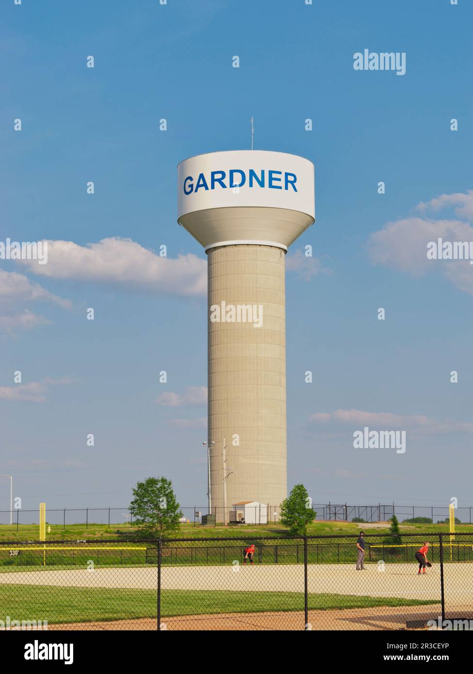 Gardner, Kansas - May 22, 2023: Gardner Water Tower Near Celebration ...