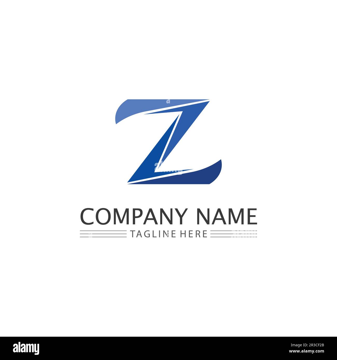 Z letter and font Z logo design vector identity illustration Stock ...