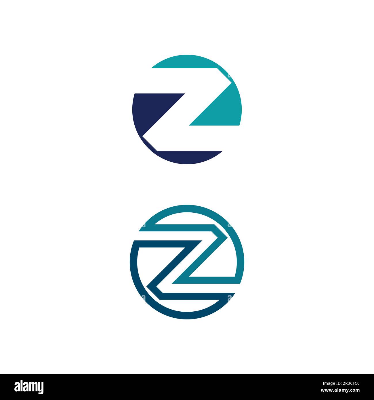Z letter and Z logo design vector identity illustration Stock Vector ...
