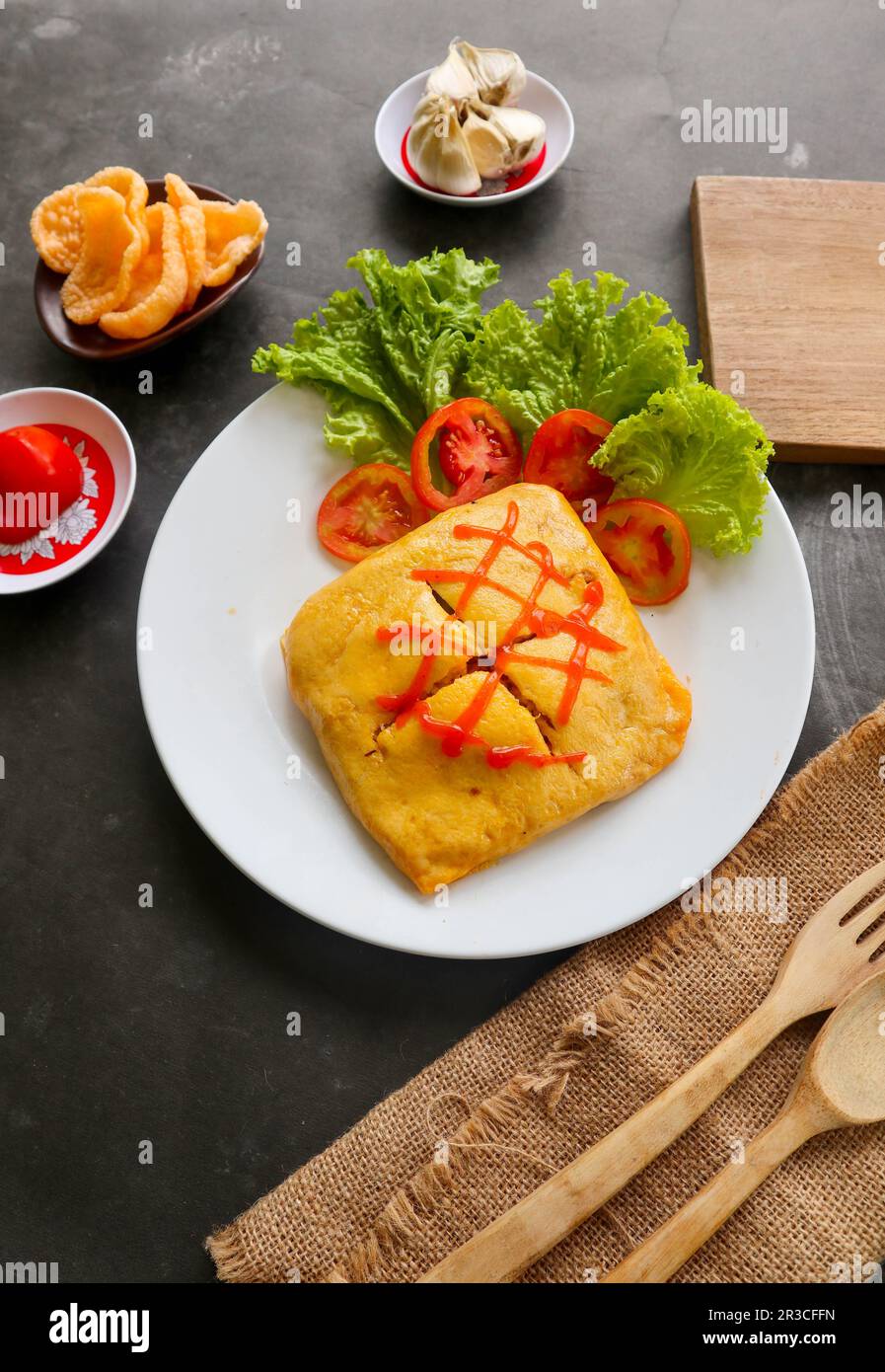 nasi goreng pattaya or Pattaya Fried Rice (Stuffed Omelette Fried Rice ...