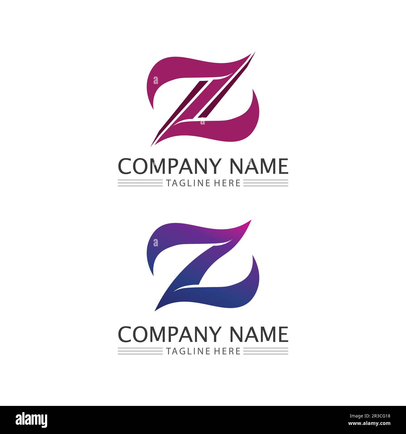 Z letter and font Z logo design vector identity illustration Stock ...