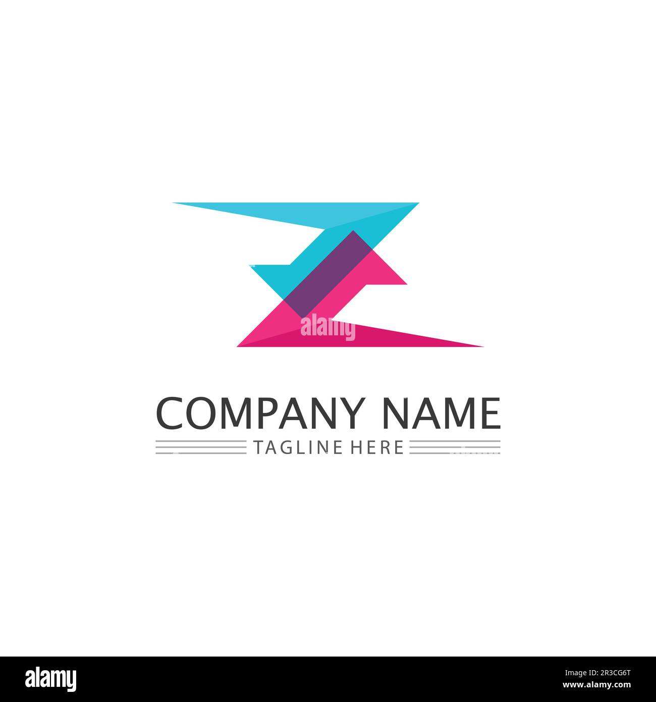 Z letter and font Z logo design vector identity illustration Stock ...