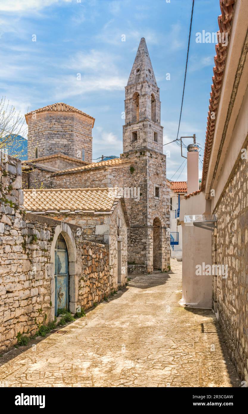 Taxiarches Church, 18th century, village of Tseria, near Kardamyli ...