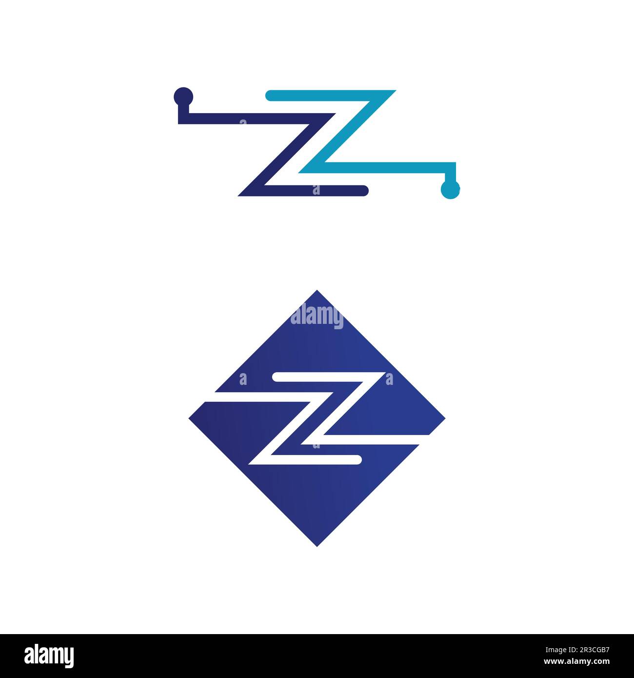 Z letter and font Z logo design vector identity illustration Stock ...