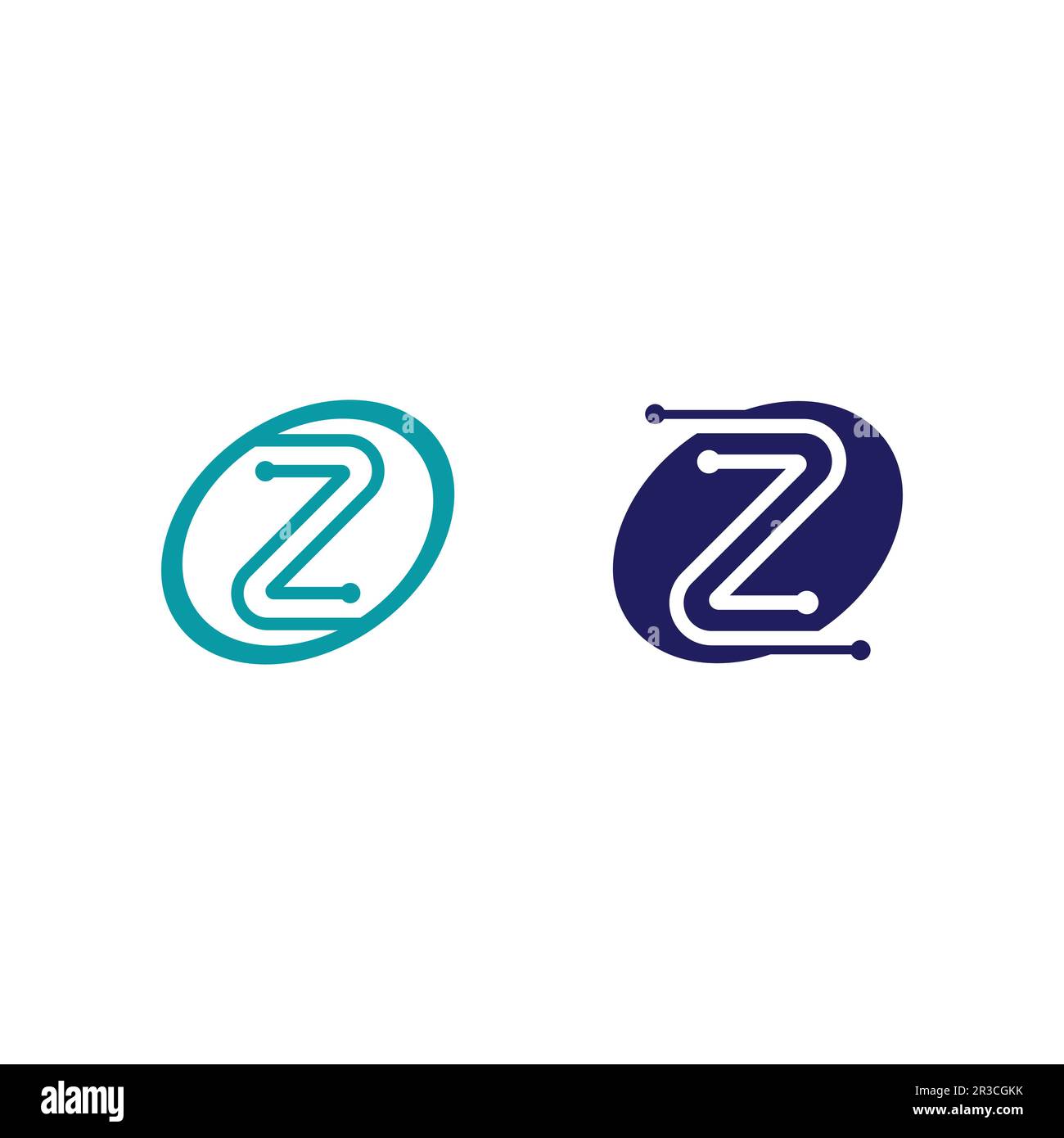 Z letter and Z logo design vector identity illustration Stock Vector ...