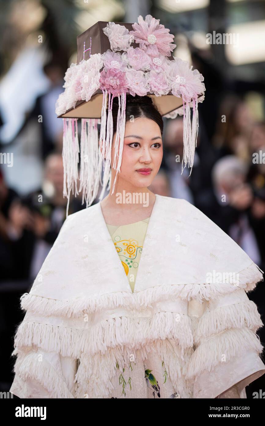 Emily Cheong poses for photographers upon arrival at the premiere of ...
