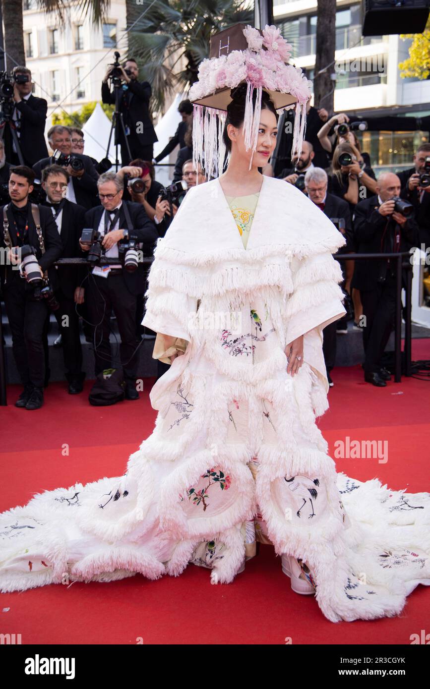 Emily Cheong poses for photographers upon arrival at the premiere of ...