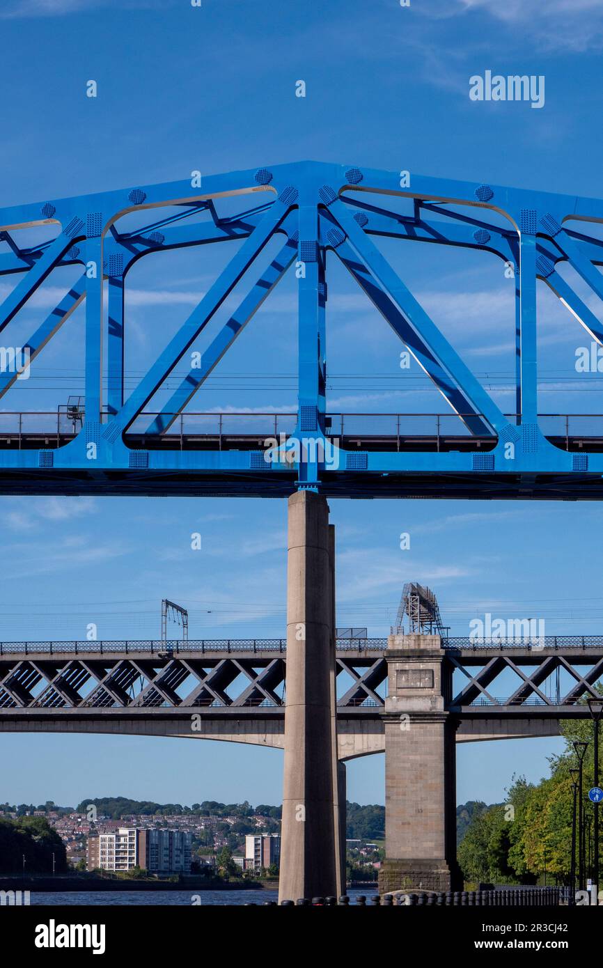 Queen Elizabeth II Metro Bridge Newcastle UK Stock Photo - Alamy