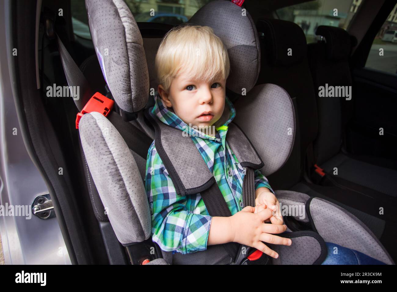 Rules of safe driving in a car for baby Stock Photo - Alamy