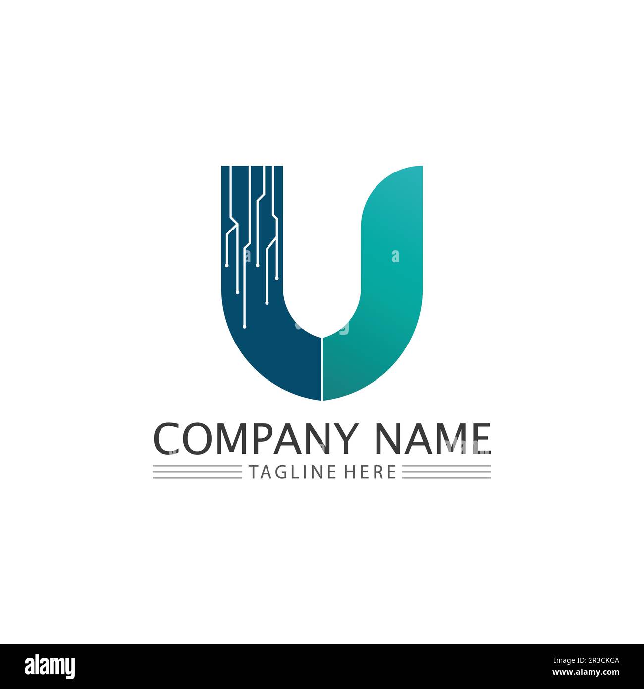 Initial letter U logo business and design icon vector Stock Vector ...