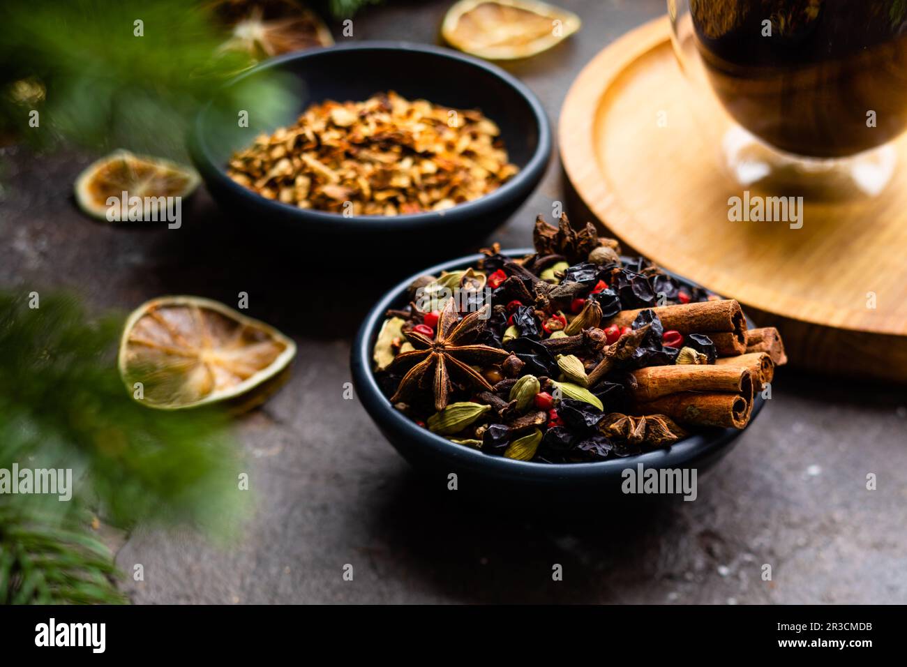 Aroma spices to flavour your Christmas mood Stock Photo - Alamy