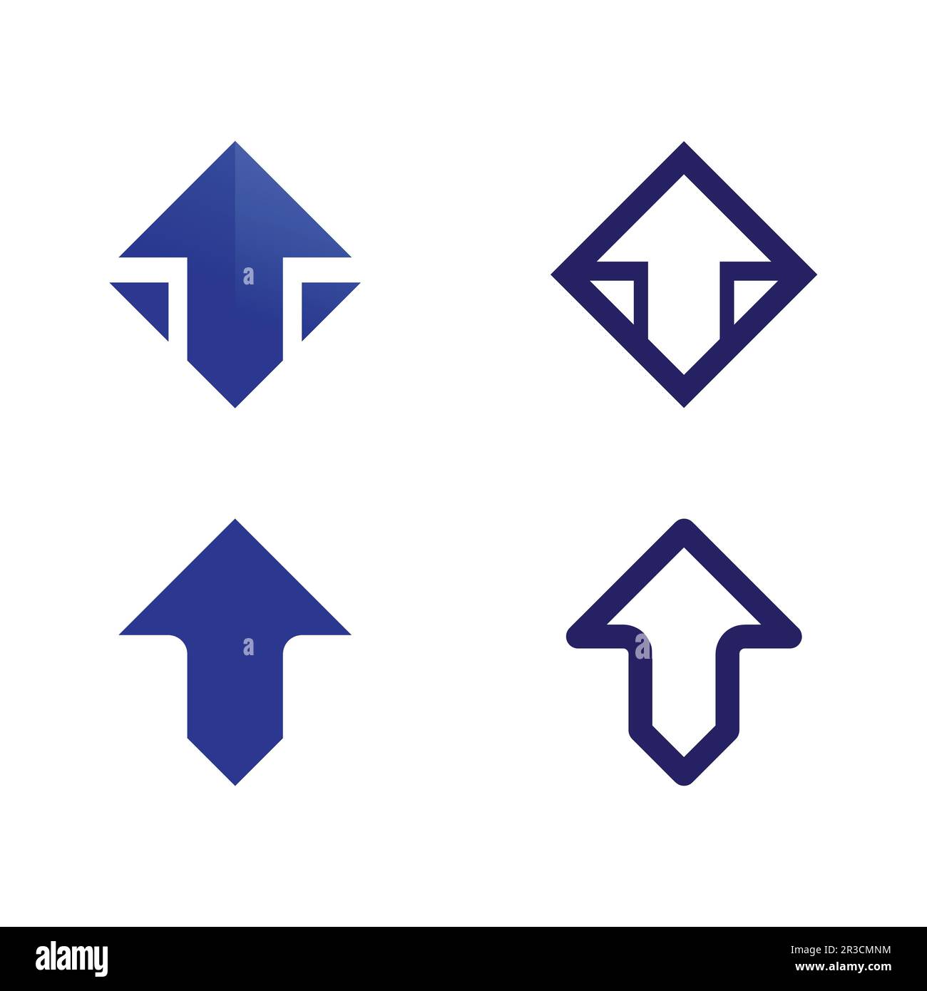 Arrow vector illustration icon Logo Template design Stock Vector Image ...